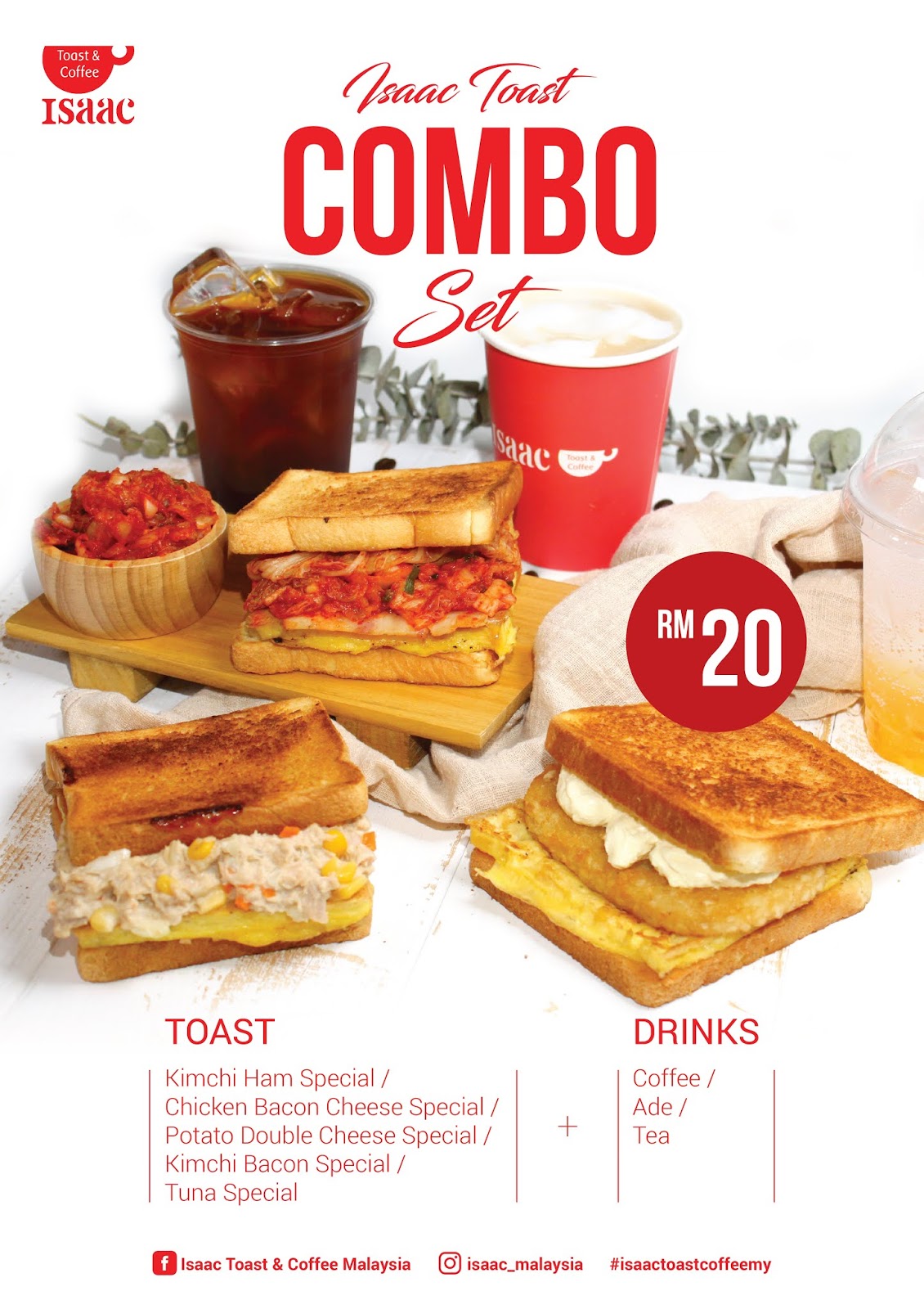 Follow Me To Eat La - Malaysian Food Blog: ISAAC TOAST & COFFEE ...