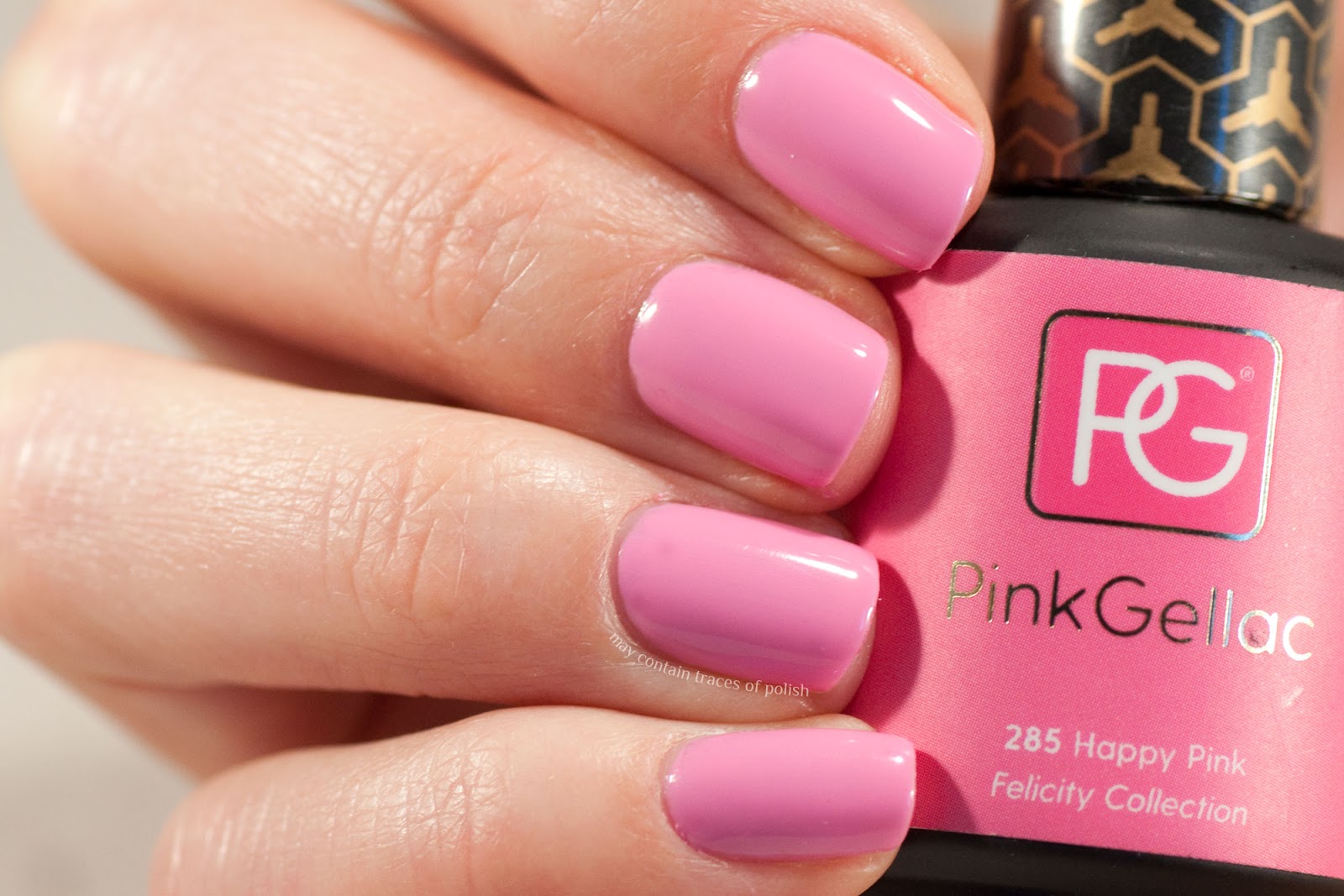 Pink Gellac Felicity Collection Swatches - May contain traces of polish