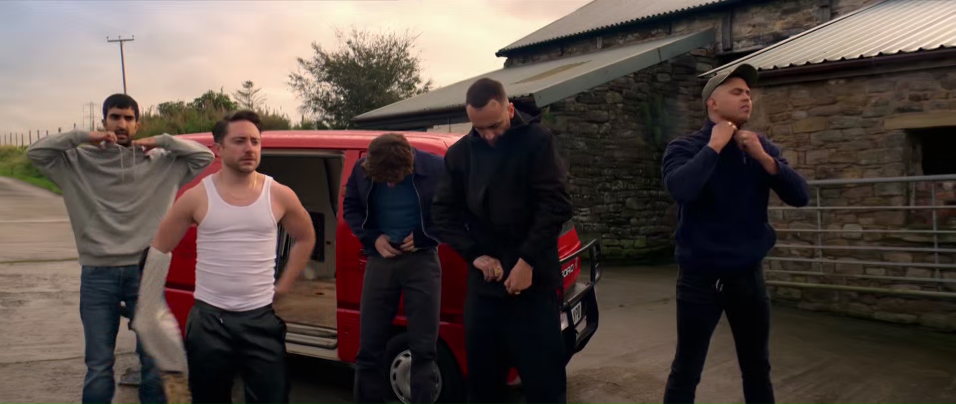 ausCAPS: Damien Molony, Joe Gilgun, Ryan Sampson, Tom Hanson, Aaron ...