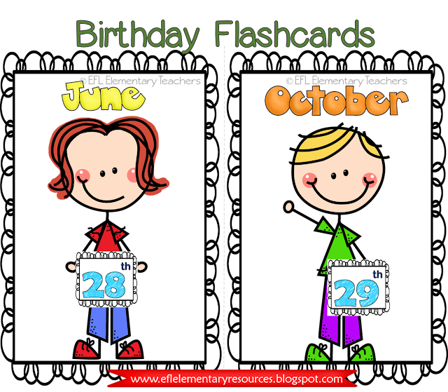 EFL Elementary Teachers: When is your birthday? How old are you-part 3