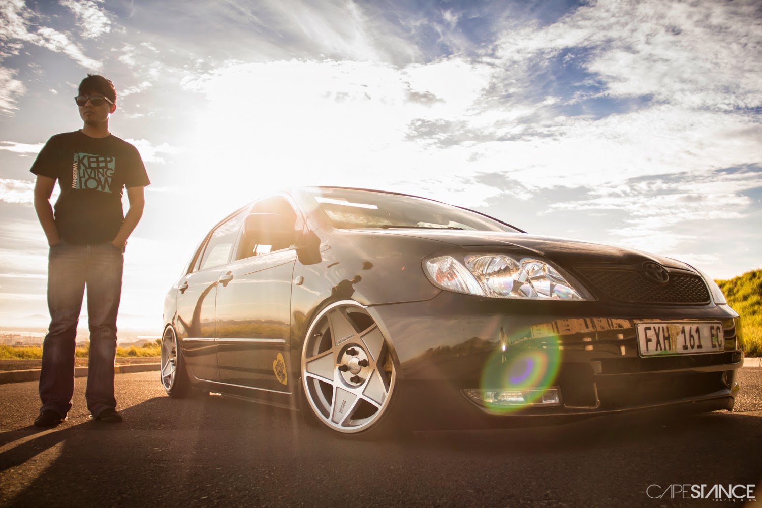 Cape Stance: Nithaam Fakier’s Bagged Toyota RunX