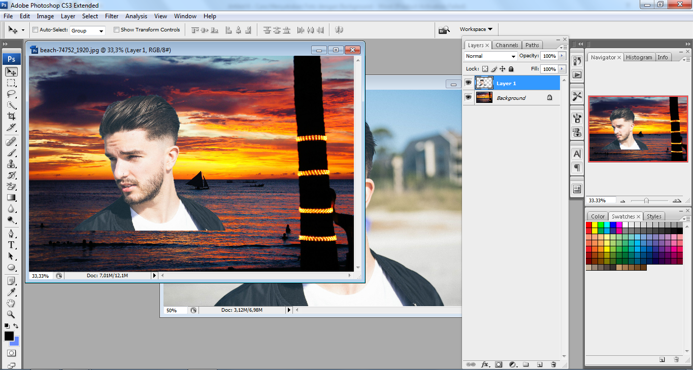 Eroni Artikel: Cara Menyatukan Foto dengan Background