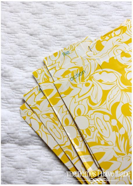 DIY Pretty File Folders - The Homes I Have Made