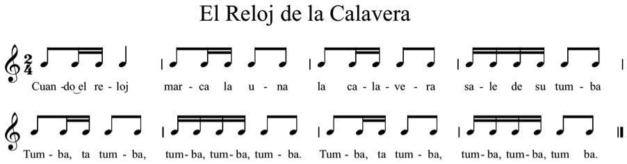 El Reloj de la Calavera - Music a la Abbott - Amy Abbott - Kodály ...
