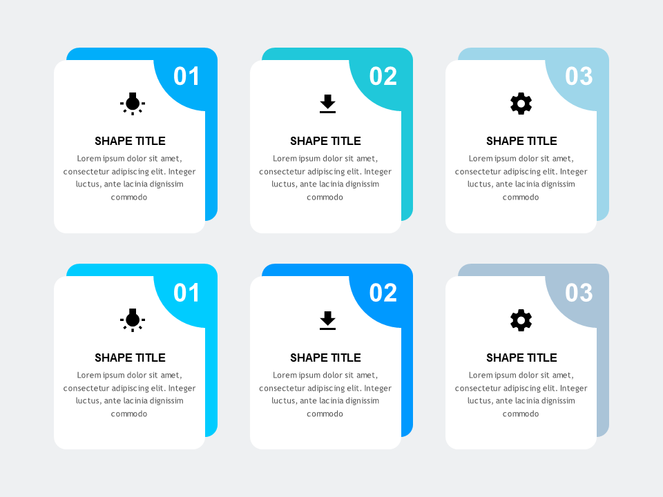 Corner Round Box PowerPoint Templates - PowerPoint Free