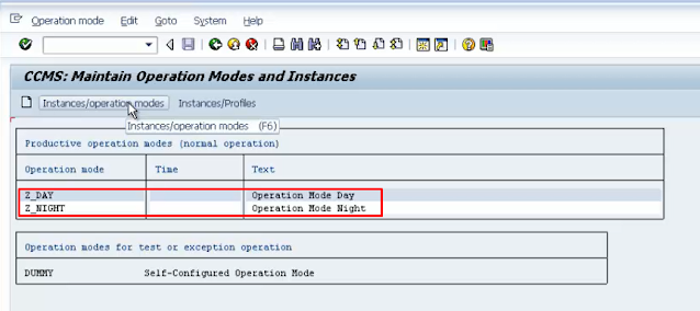 SAP BASIS MADE EASY: Operation modes configuration