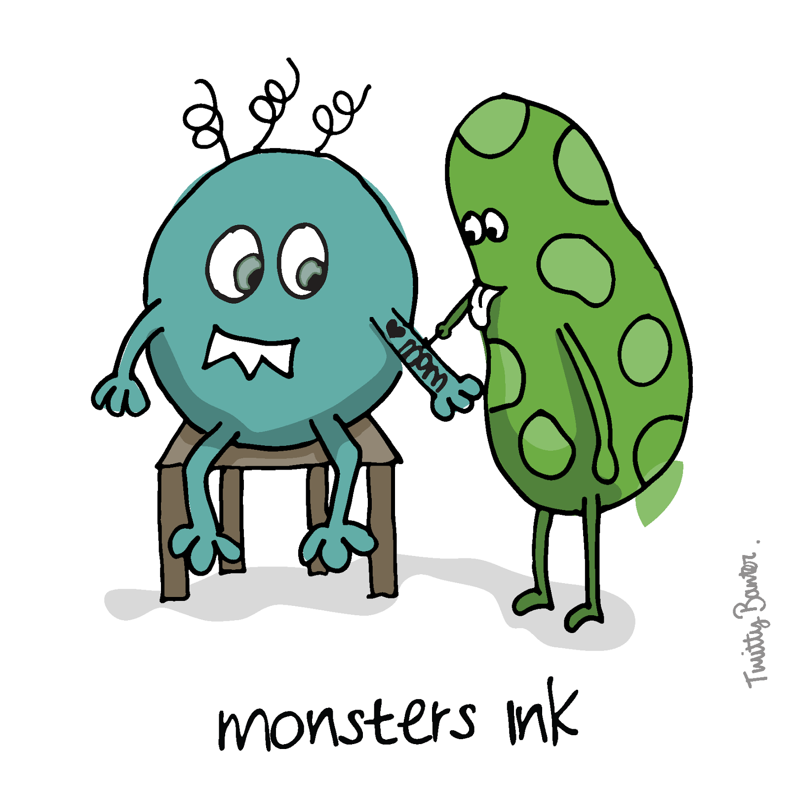 Twitty Banter : Monsters Ink