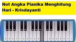 Not Angka Pianika Menghitung Hari - Krisdayanti - CalonPintar.Com