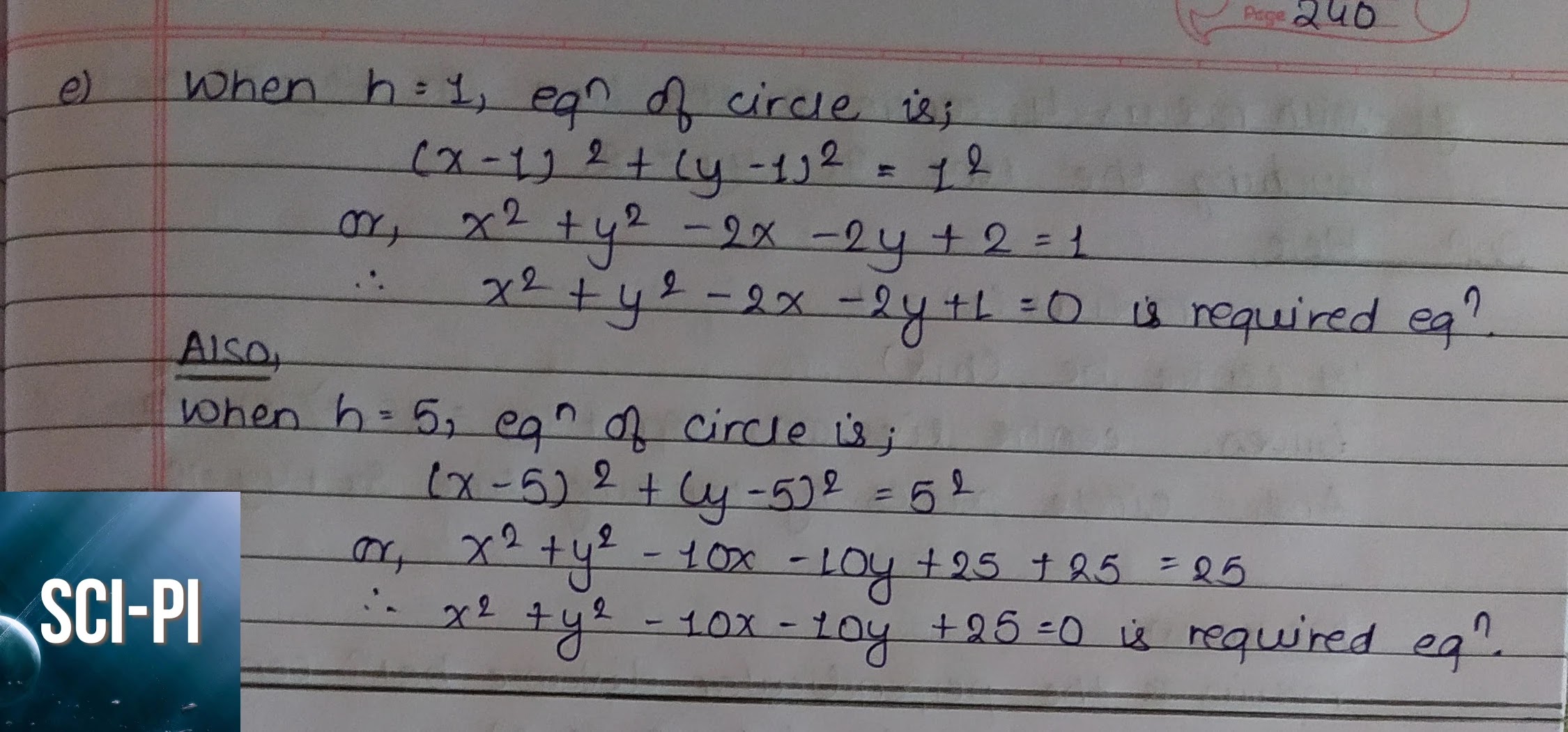 Grade 11 Circle Exercise 1 Solutions | Basic Mathematics Grade XI by ...