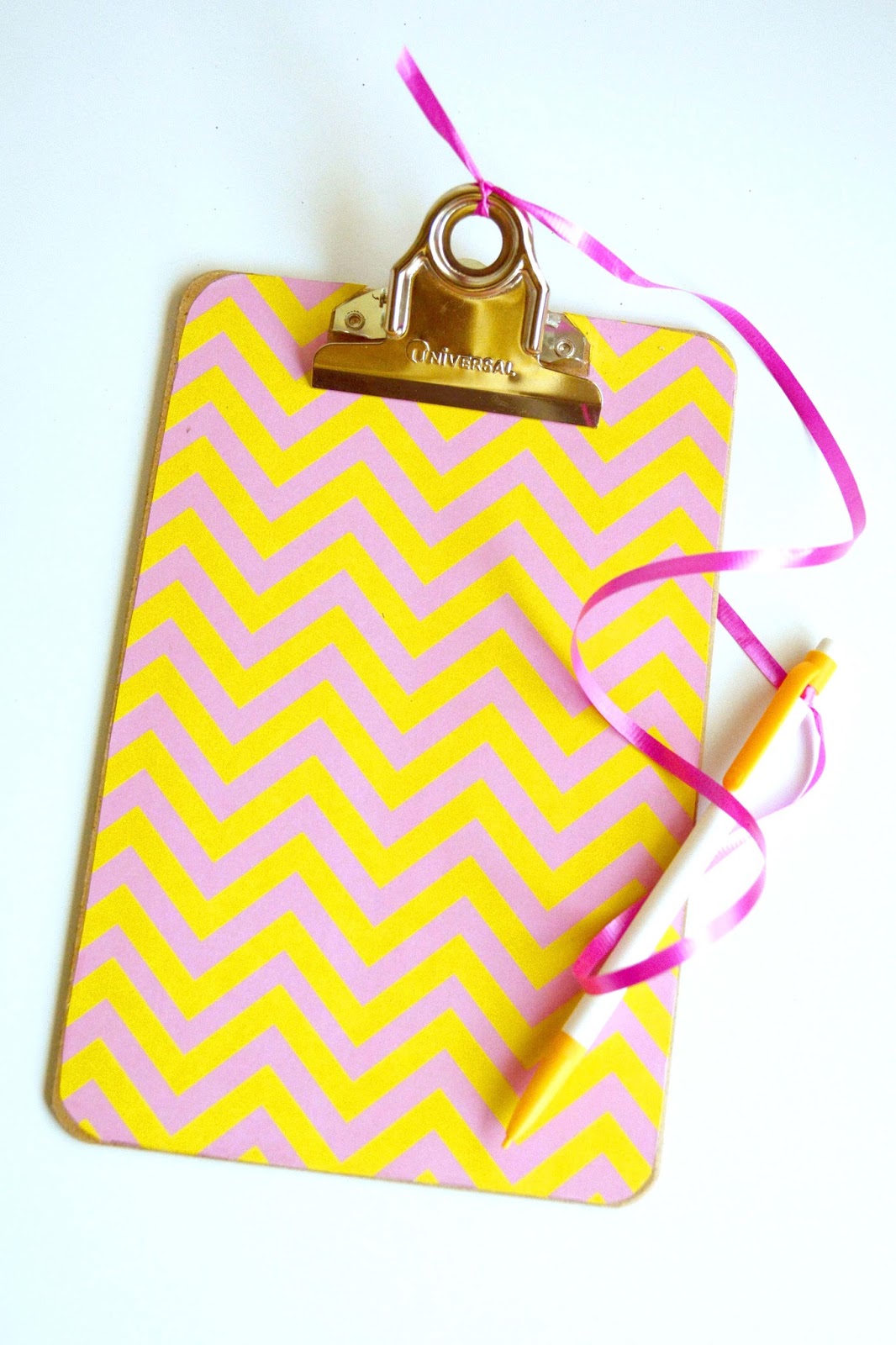 Aesthetic Nest: Craft: Papered Clipboard (Tutorial and Template)