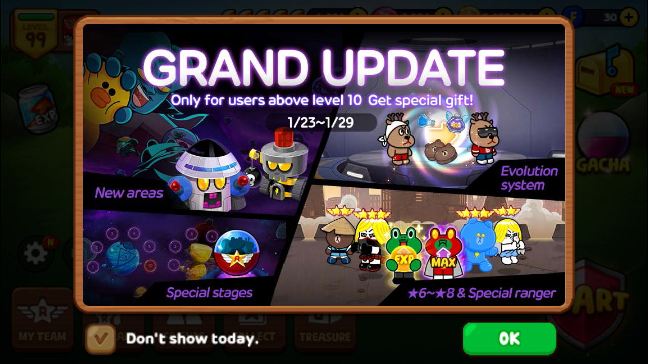 Line Rangers Indonesia: Hasil Update Besar-besaran Line Ranger (Menjadi ...