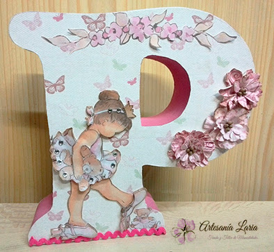 Artesania Laria: LETRAS DECORADAS