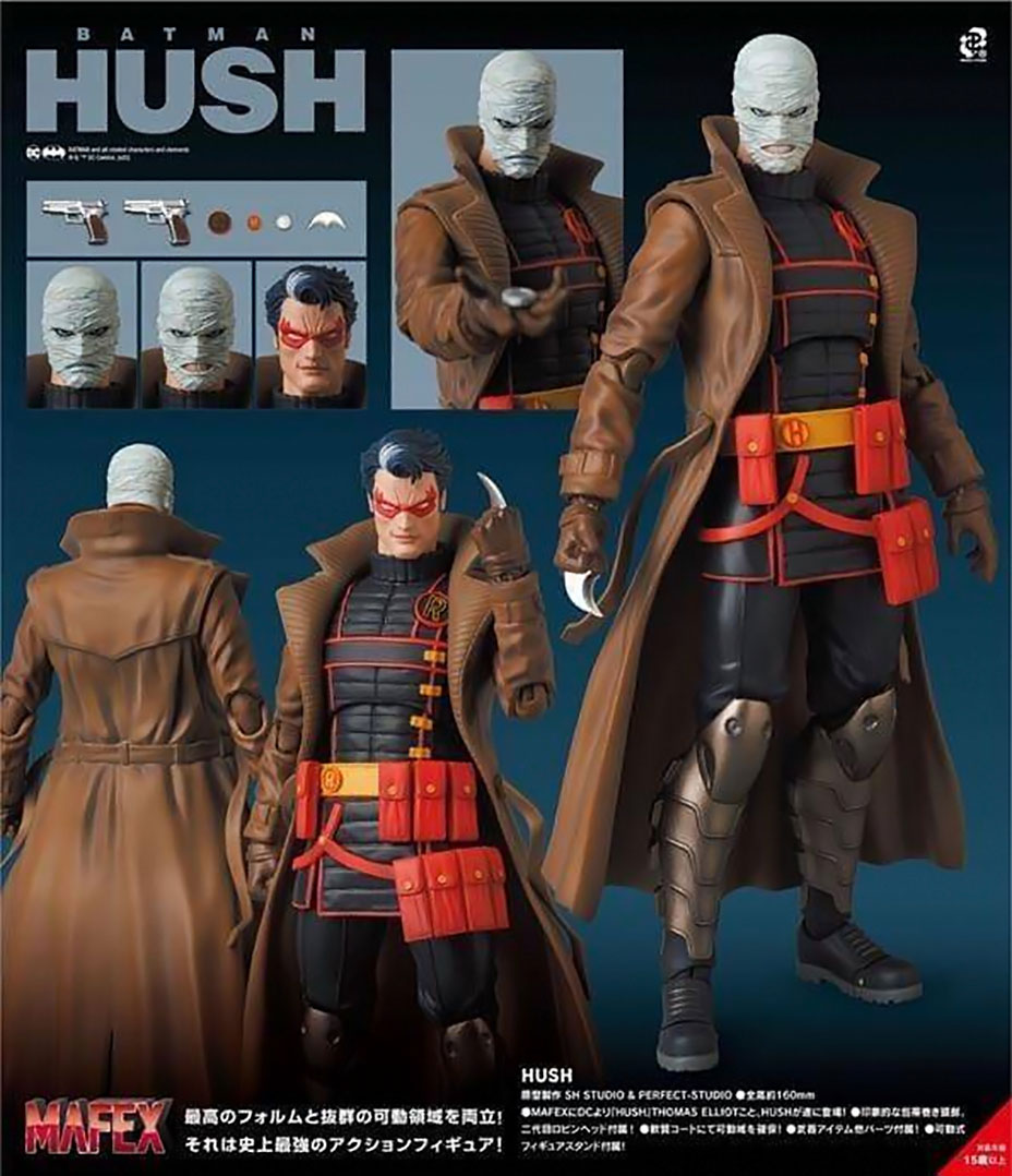 Batman: Hush MAFEX No.133 Hush action figure reveal