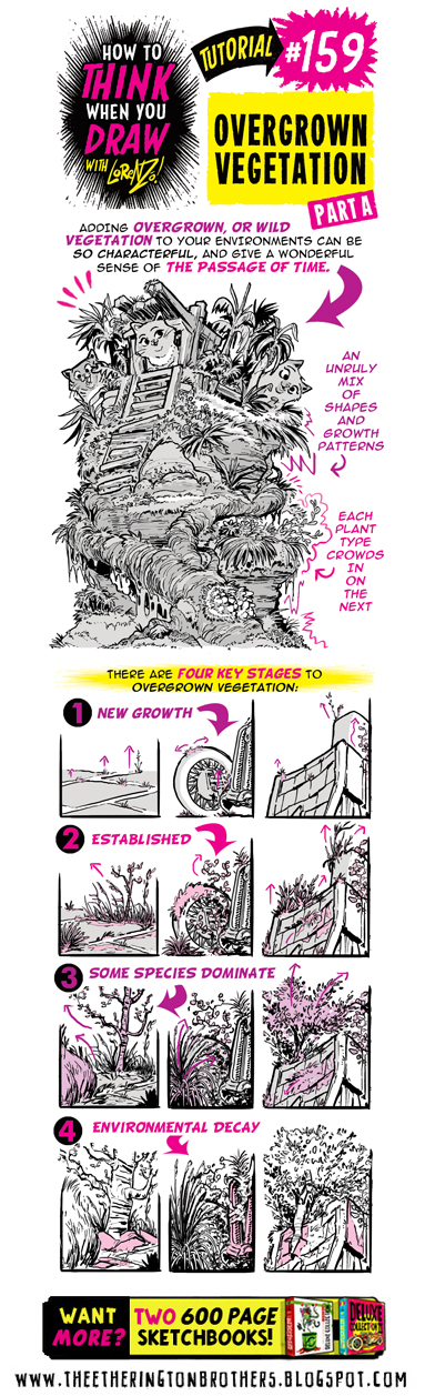The Etherington Brothers: How to THINK when you draw OVERGROWN ...
