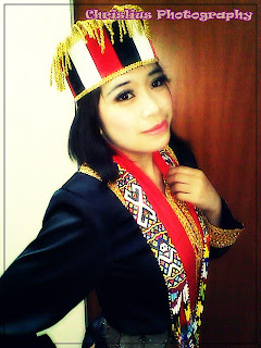 It's All About Us !!: When Bisaya Girl In Bidayuh Costume ! :)