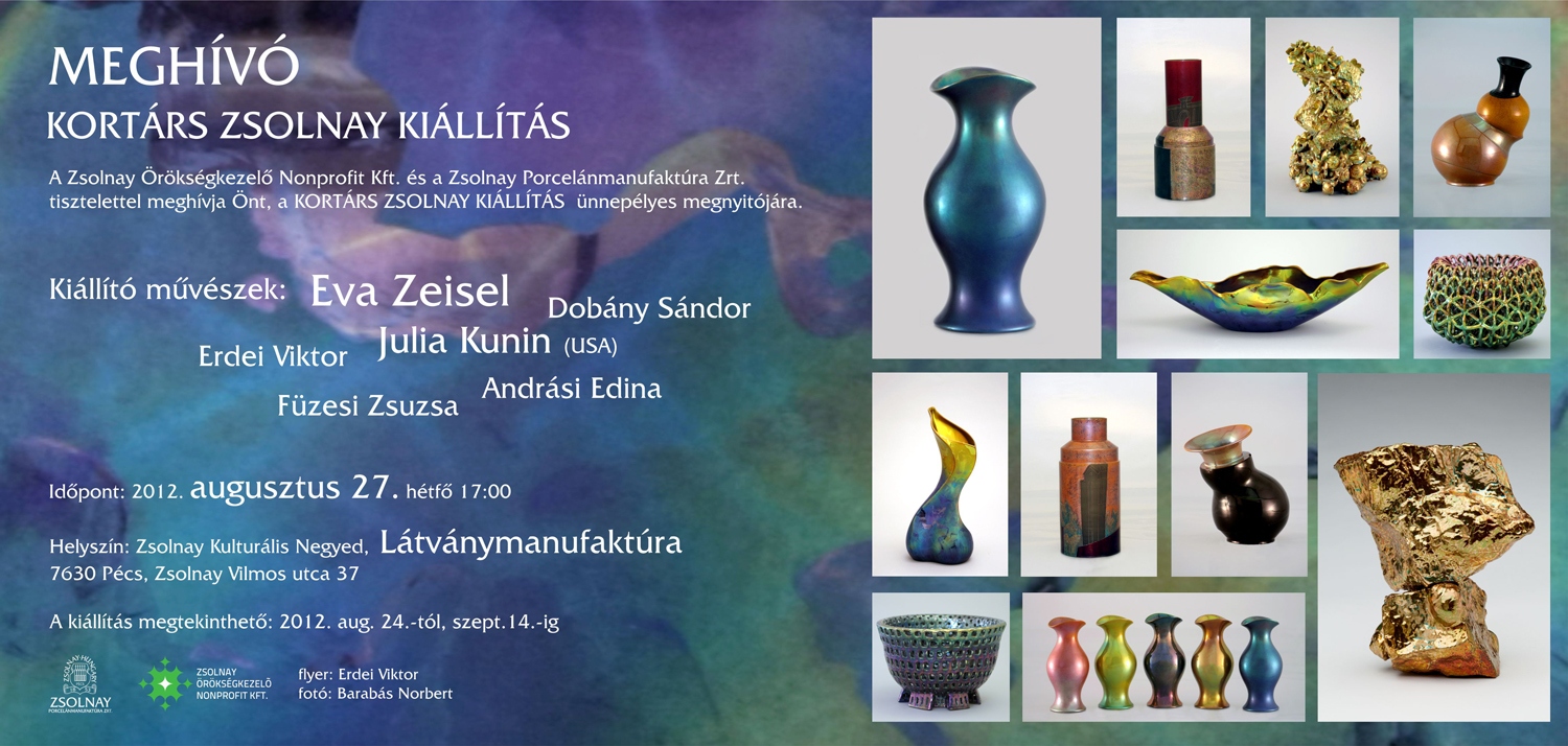 verdei porcelain: Zsolnay Factory / Zsolnay Gyár