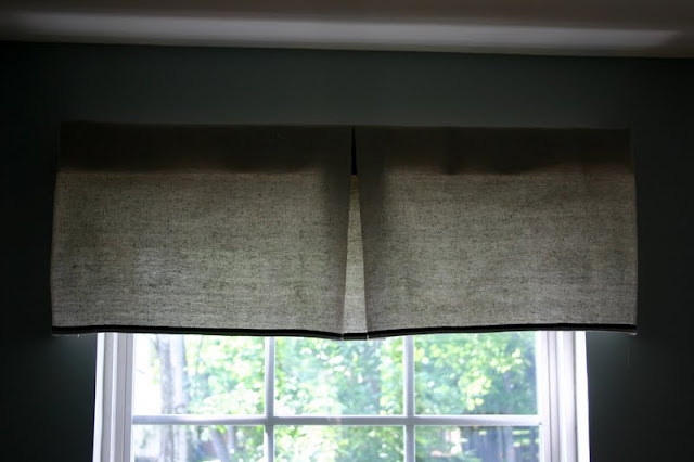 Drop Cloth Window Treatments {Tutorial} | East Coast Creative