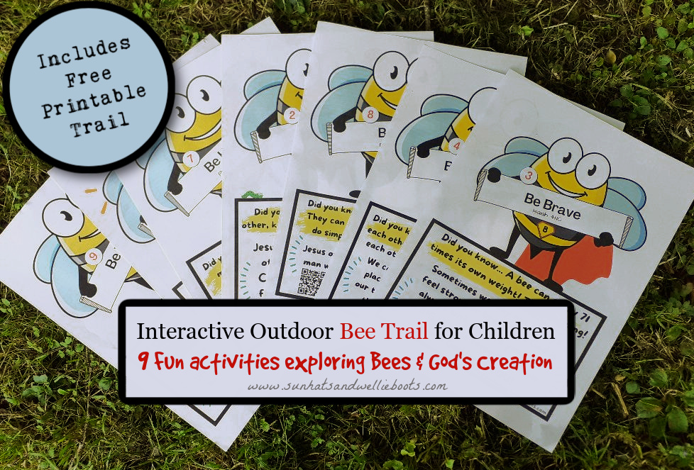 Sun Hats & Wellie Boots: Outdoor Bee Trail for Kids - Free Printable ...