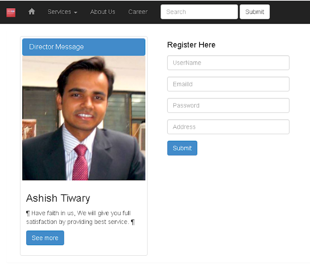 TechnoTips : Part 27 - Create registration form using bootstrap and ...