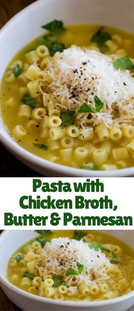 This Pasta with Chicken Broth - Healthy Recipes Salads