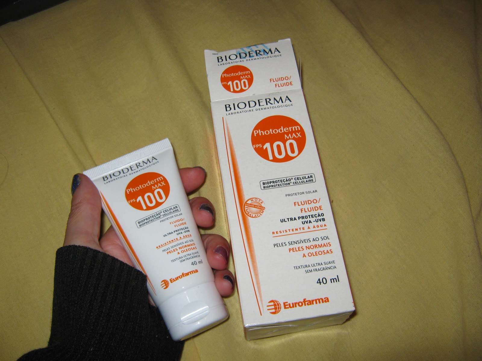 Protetor Solar Bioderma/Eurofarma Photoderm MAX FPS 100 Fluido :)