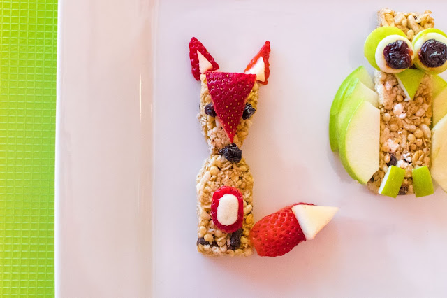 Lunchbox Dad: How to Make Animal Themed Snack Ideas With Quaker® Chewy