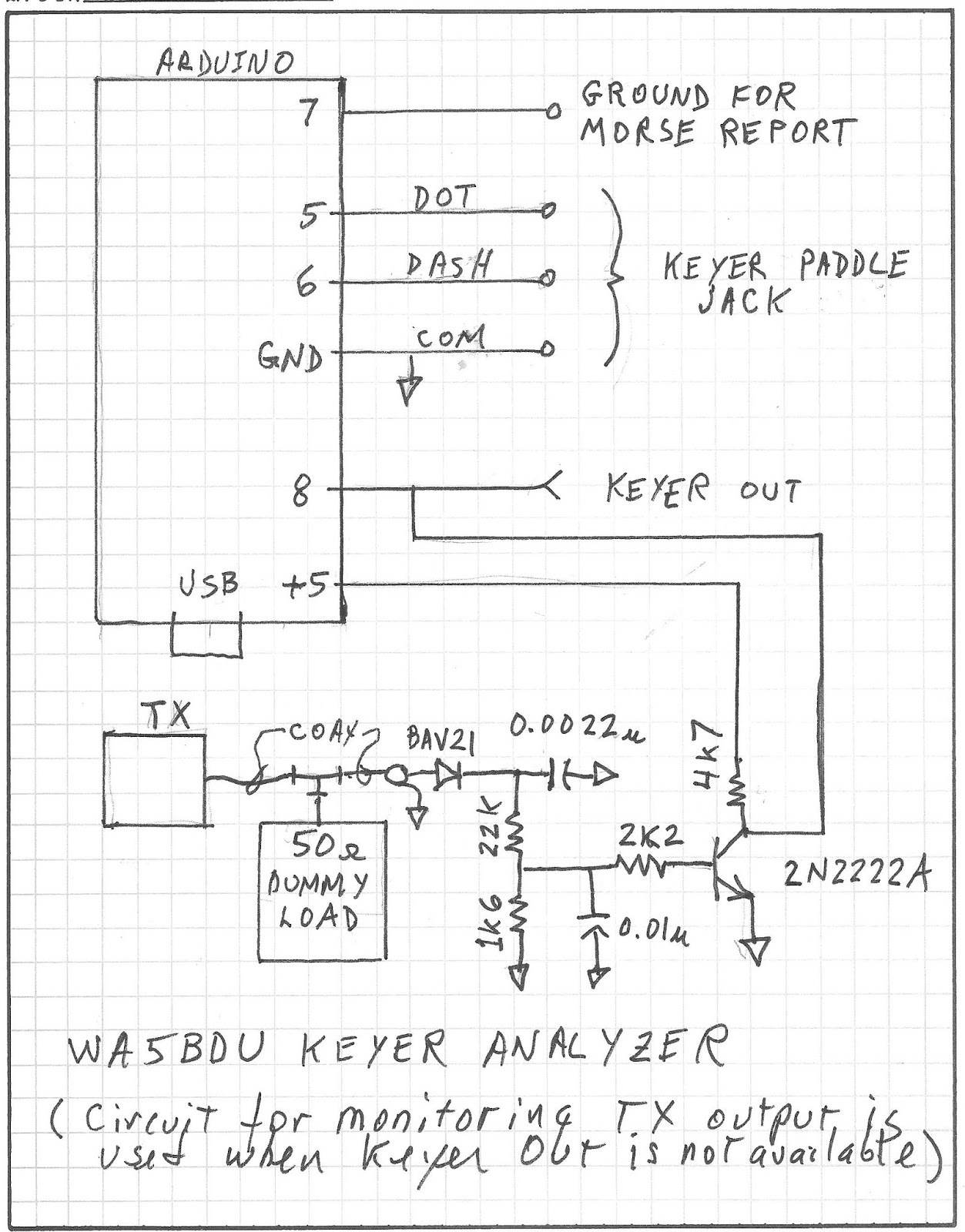 ham electronic homebrewer: Arduino Keyer Analyzer