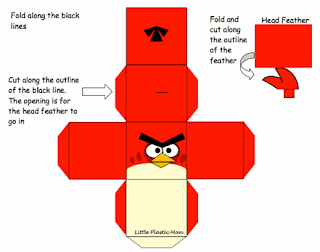 Cube Papercraft Angry Bird | This Is My Blog