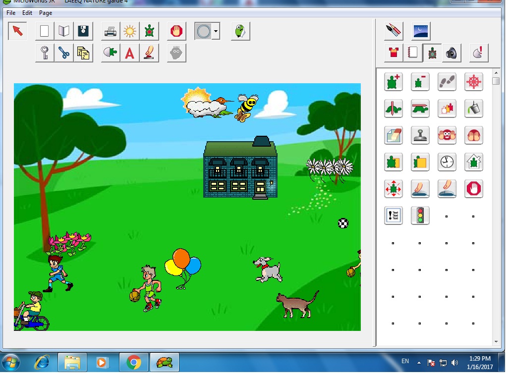 ICT Corner by BTSC: MicroWorlds Junior - Student Projects
