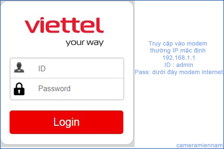 Hướng dẫn mở Port (NAT Port) Modem VIETTEL H646EW