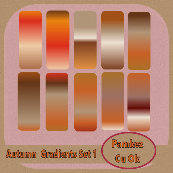 Pamkez: PSP Autumn Gradients Set 1