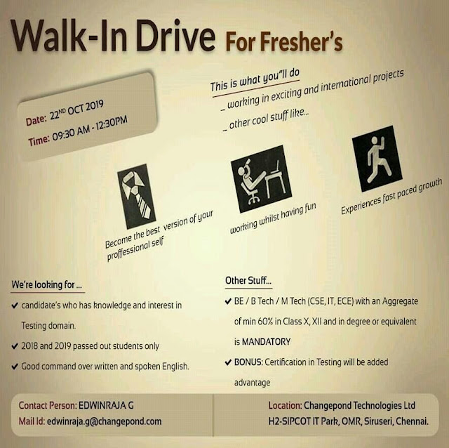 Walk-In Drive for Freshers - BE / B.Tech / M.Tech (CSE, IT, ECE) on ...