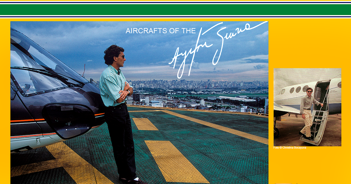 Por onde estão os helicópteros e os aviões que foram do piloto Ayrton ...