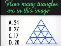 Teasers,puzzles and amazing pics: How many triangles