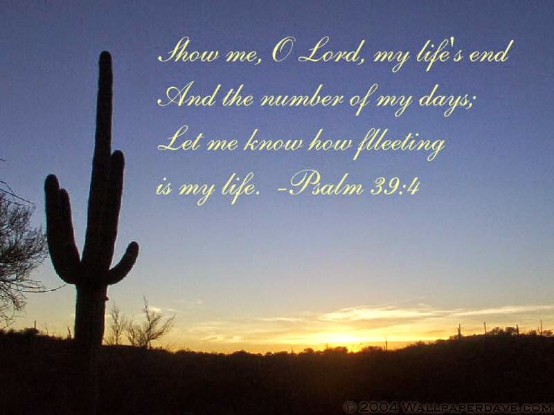 †MIGHTY WARRIOR BLOG † : Psalm 39