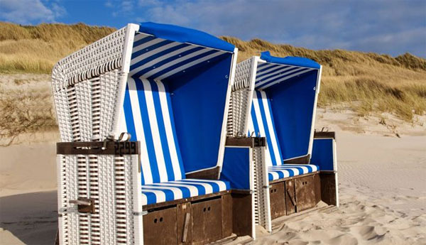 Strandkorb. Η ξαπλώστρα των Βορειοευρωπαίων