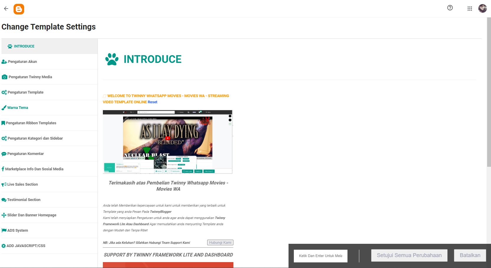 Tokko Framework Dashboard - Bookmark Button - Tokko Framework