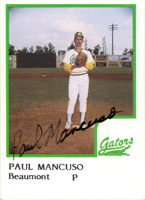 1986 PROCARDS PROJECT: PAUL MANCUSO
