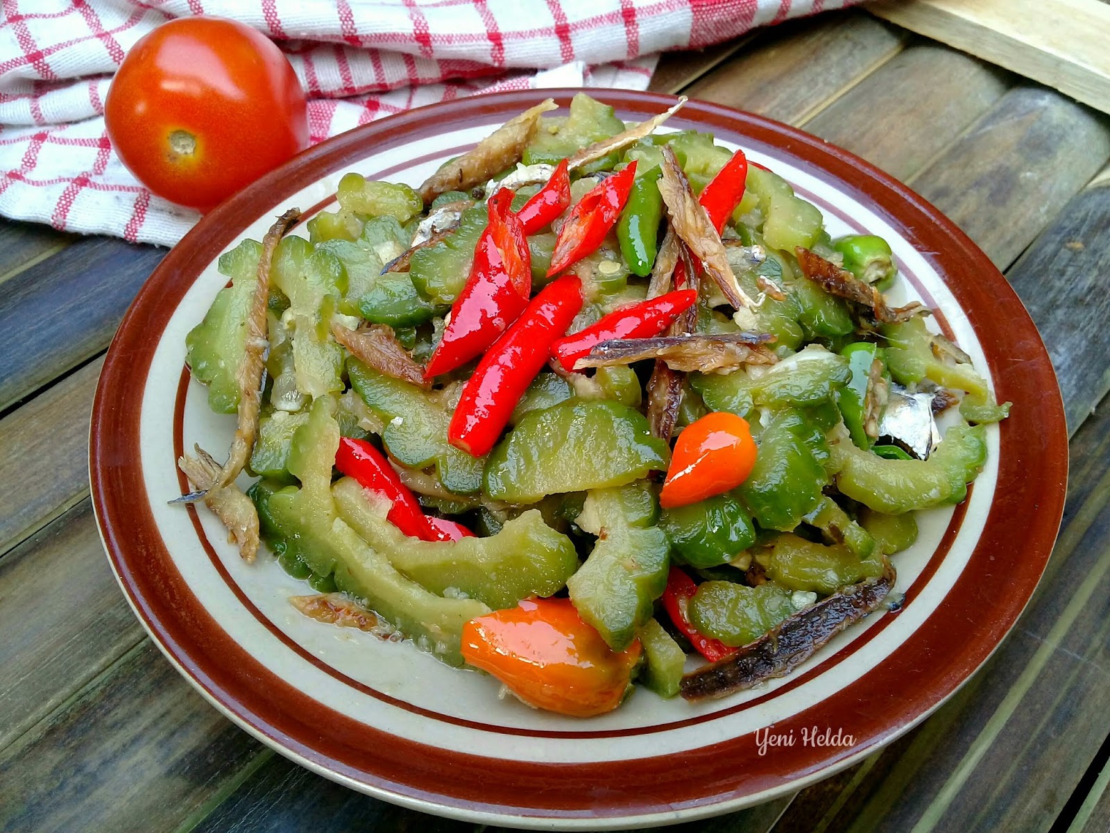 Resep tumis pare ikan asin yang enak dan gurih - Yeni helda.com