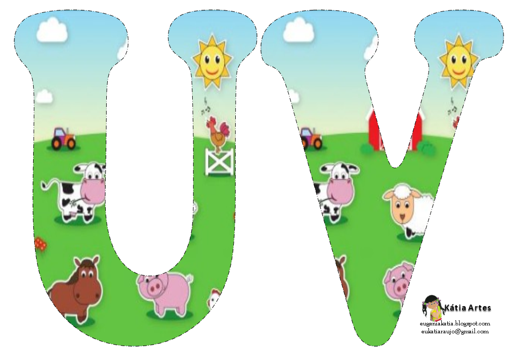 Alfabeto de la Granja. - Oh my Alfabetos!