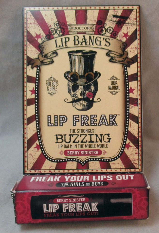 Lip Bang's Lip Freak Buzzing Lip Balm in Berry Sinister