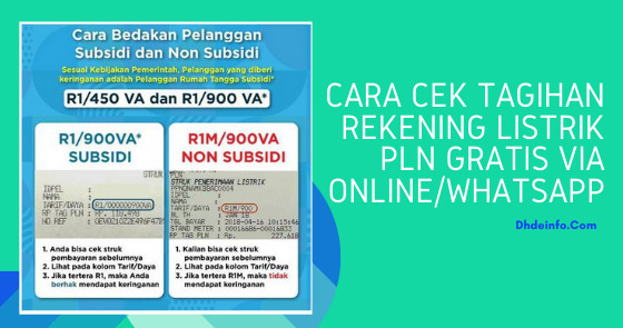 Cara Cek Tagihan Rekening Listrik PLN Gratis Via Online/Whatsapp ...