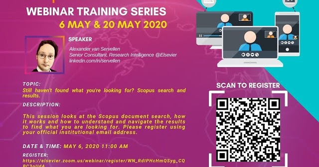Scopus Webinar Training Series May 2020 - Perpustakaan UiTM
