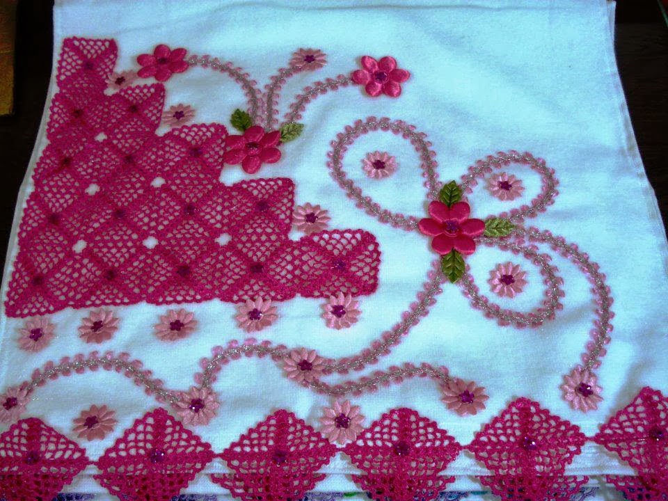 oya örnekleri Dantel Örnekleri: havlu kenarı dantelyap