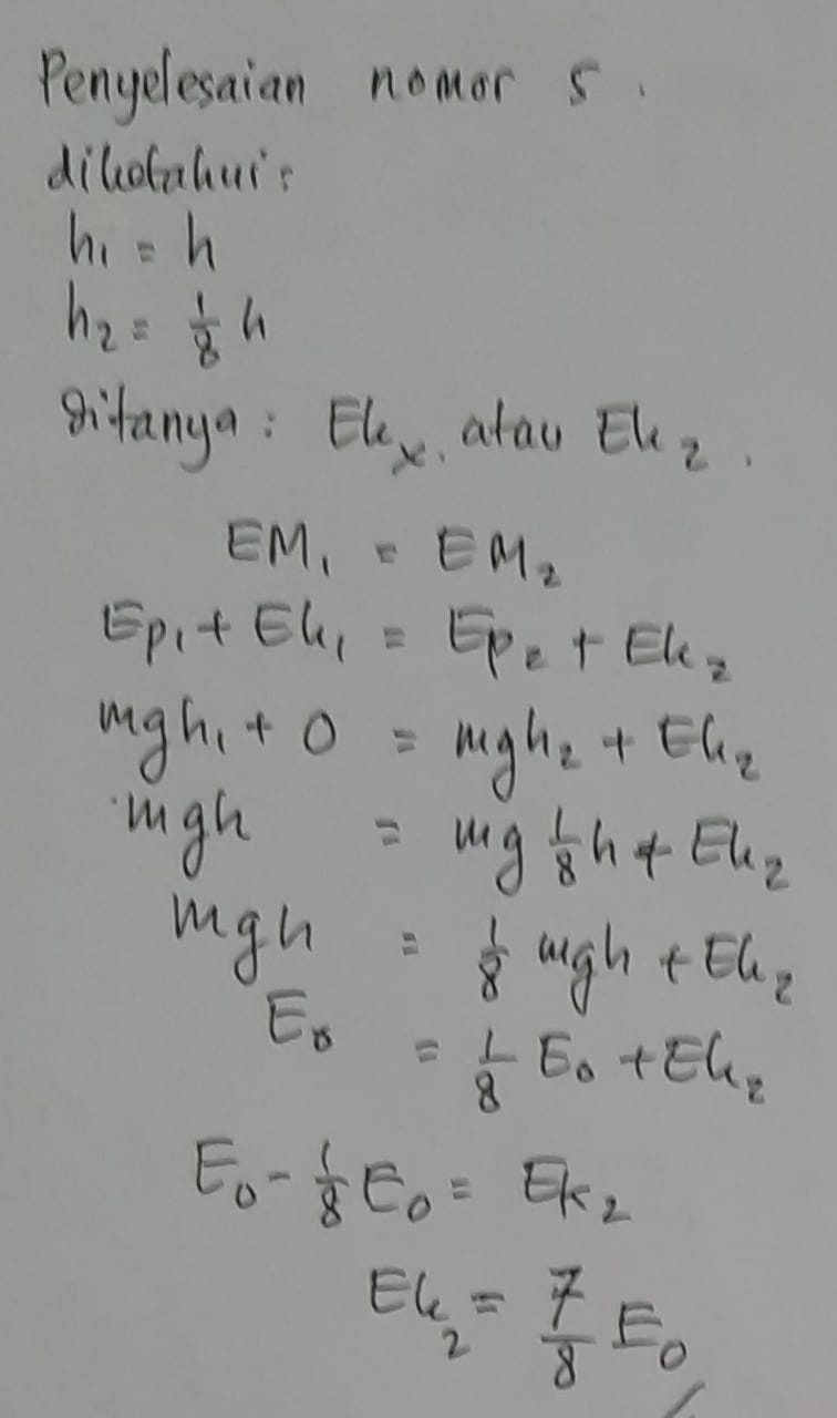 Usaha dan Energi : Pengertian, Rumus dan contoh Soal Penyelesaian ...