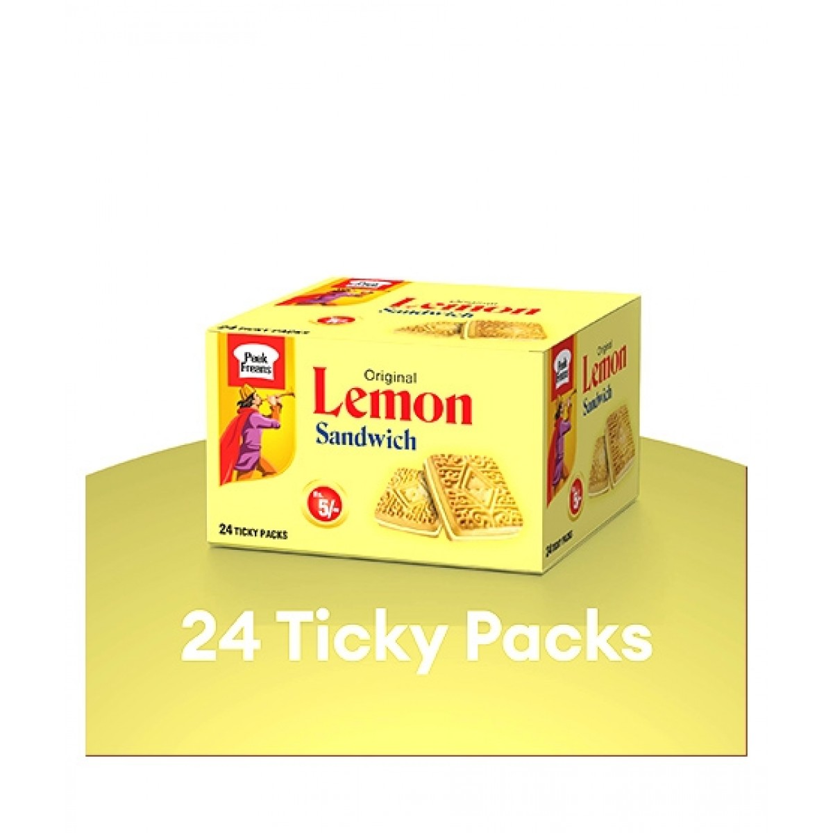 Peek Freans Lemon Sandwich Biscuits Ticky Pack 24pcs - Ranchers Super ...