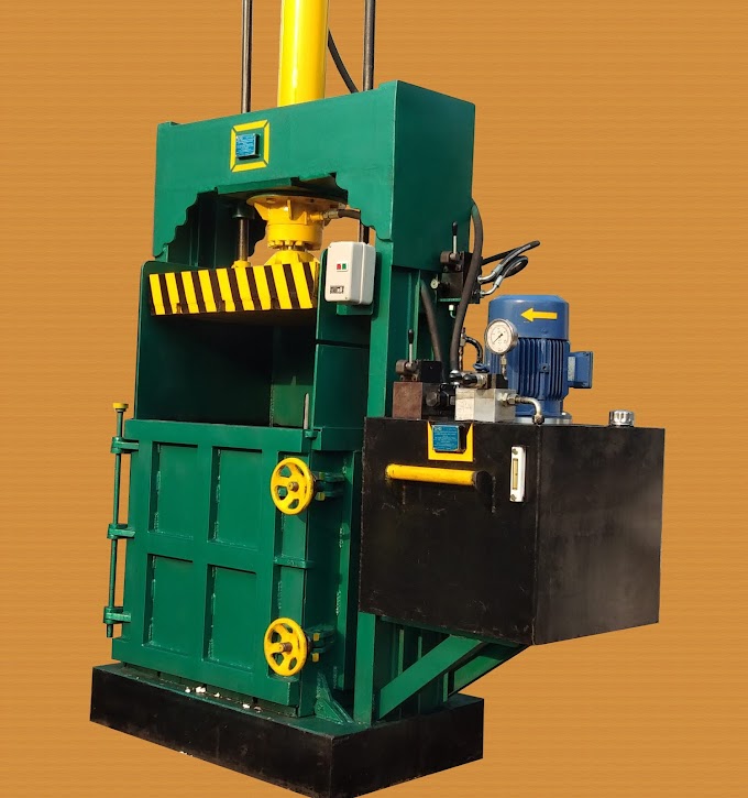 Vertical Cardboard Baling Press Machine, Vertical Paper Scrap Baler ...