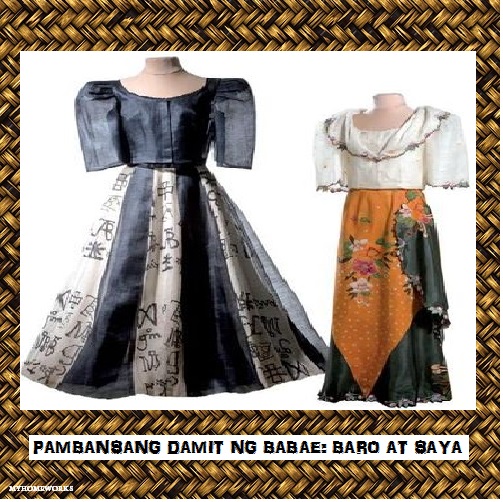 Pambansang Kasuotan Ng Pilipinas Barong At Saya