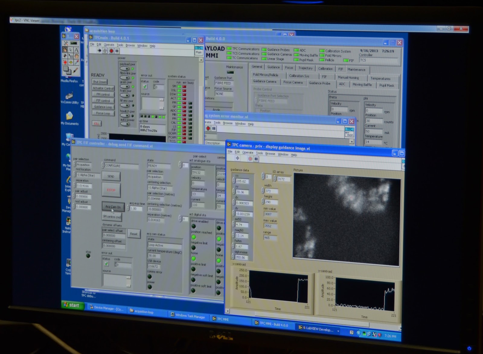 SALT Astronomy: First HRS-in-Sutherland frames & the FIF & guider on-sky!