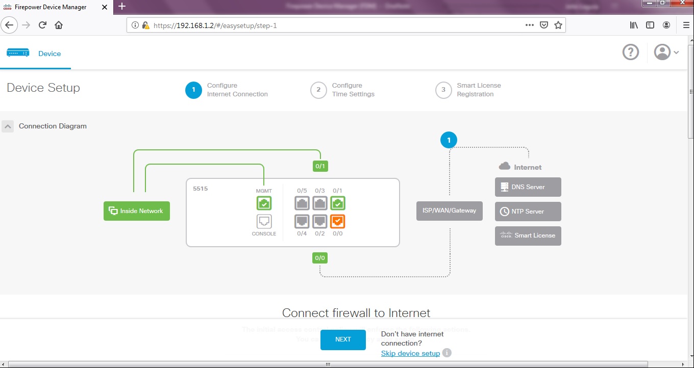 My Network Security Journal: Configuring FTD 6.2.3 via Firepower Device ...